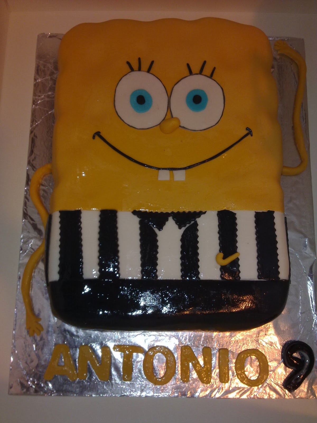 Le Torte Di GiP: Torta Spongebob Juve MMF