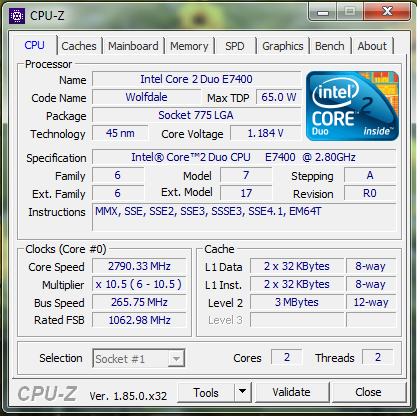 Informática y Docencia: Conocer su Pc, Cpuid