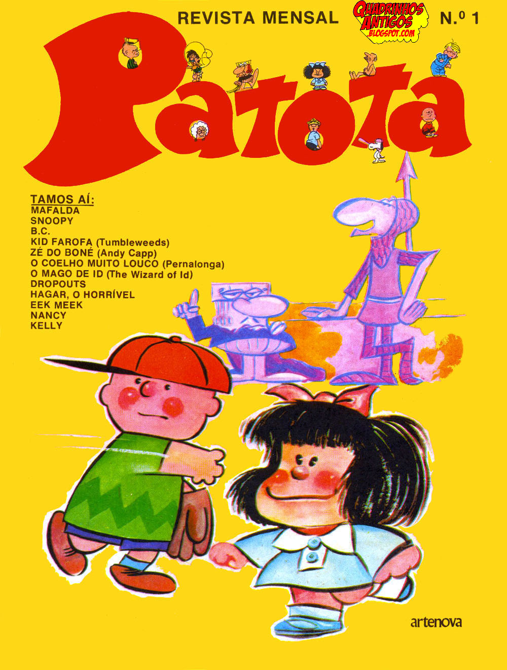 Gibis Clássicos: Patota nº 1 - Editora Artenova (1973)