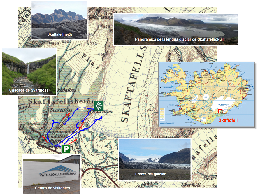 Sendas de Burgos: Islandia: Parque Nacional de Skaftafell