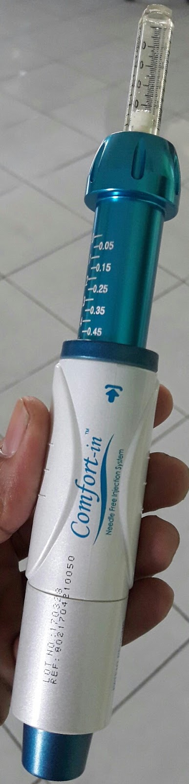 Injektor comfort in siap disuntikkan, utamanya untuk anestesi sebelum ...