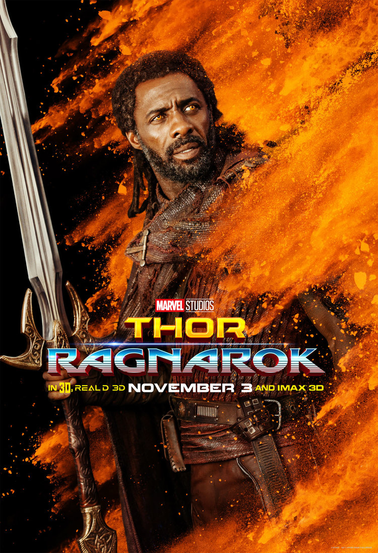 The Movie Sleuth: Images: Eight New Thor: Ragnarok Character Posters