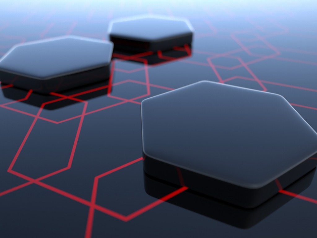 Pozadine za desktop - Razno: Opsidijan šesterokut