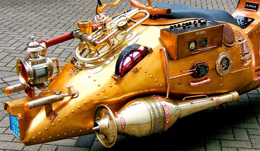 Amazing Steampunk Scooter l Other Machines Art ~ Somethin Crazy