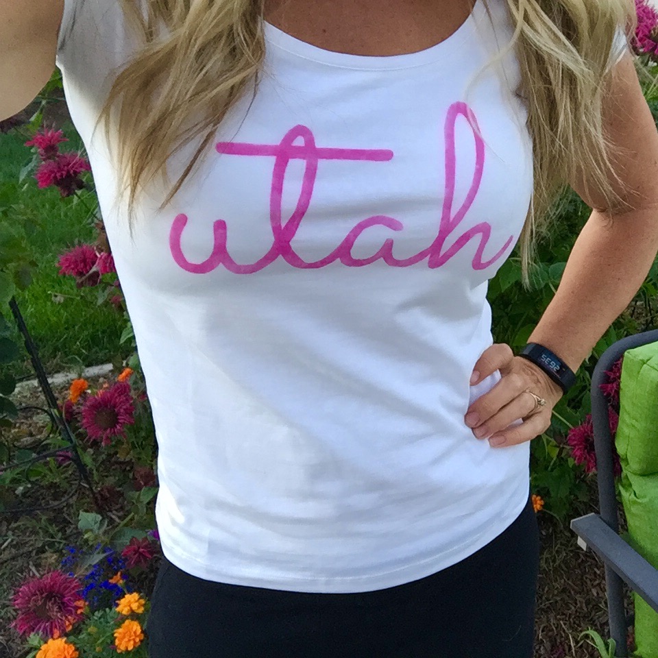 restlessrisa: UTAH SHIRT (freezer paper stencil shirt)