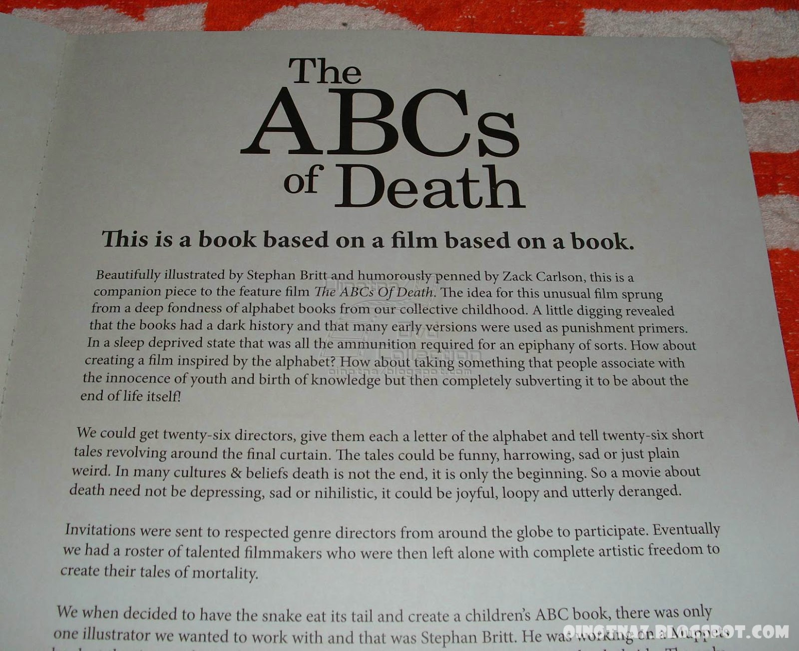 Oinotna7's dvd collection: The ABC's of Death - Limited Book Edition ...