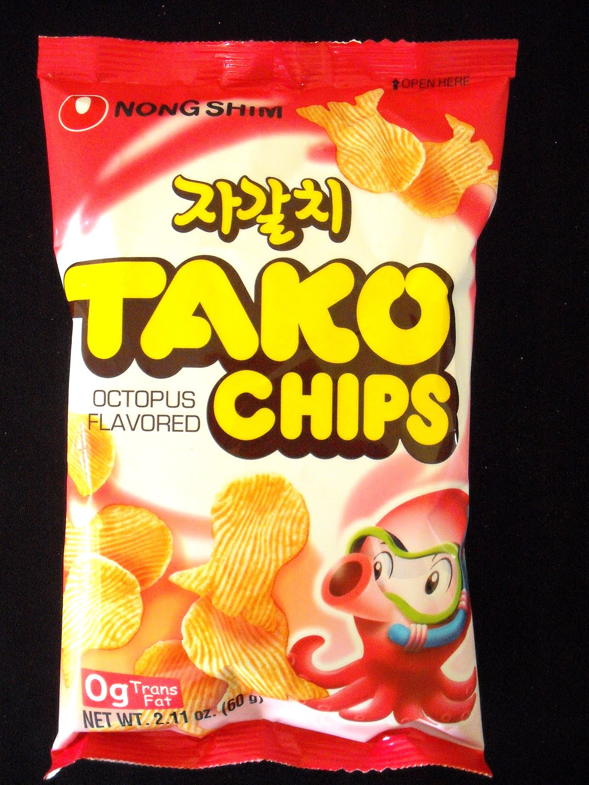 Te Toroa: the wandering albatross: Tako Chips: Octopus Flavored