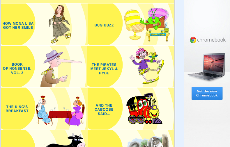 Hmmm What's this journal about (?): children web books