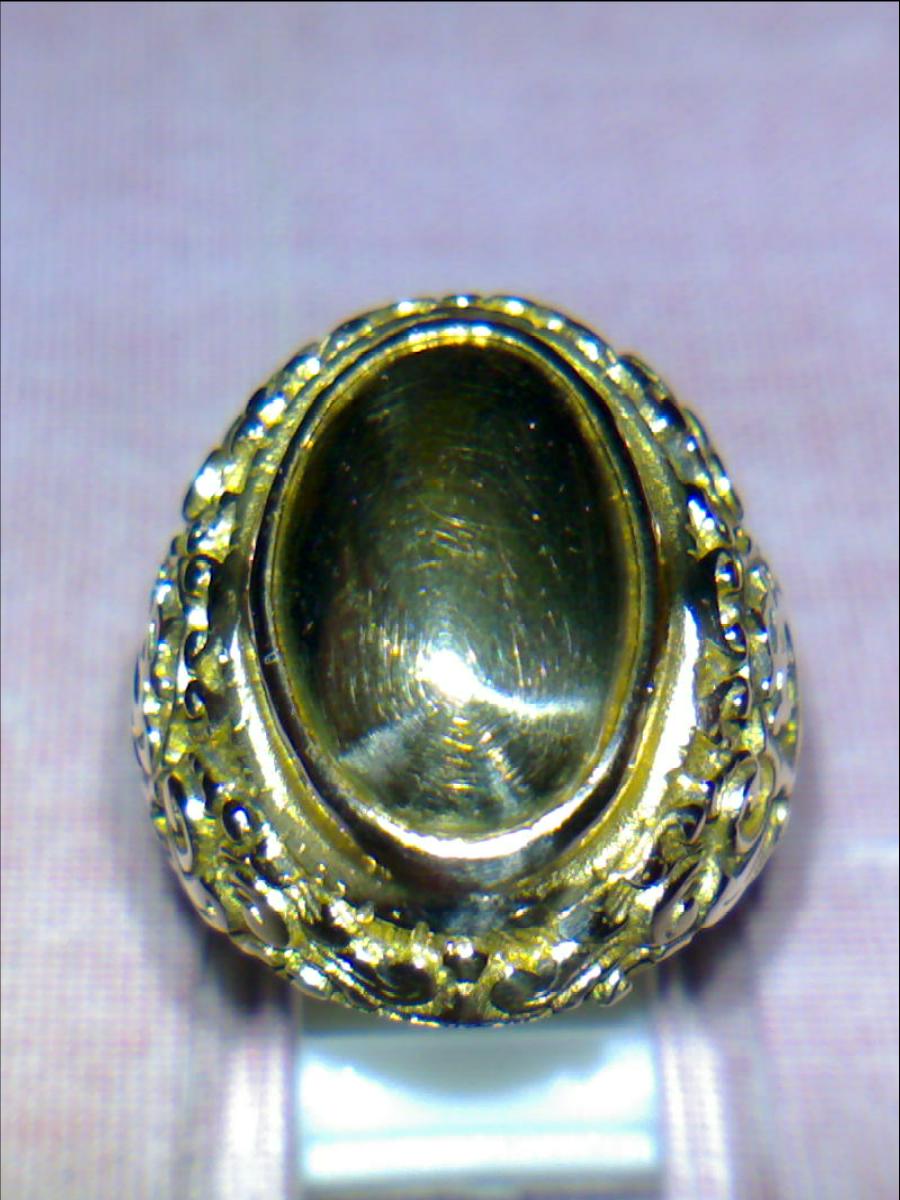 Koleksi Geliga & Khazanah Asli: Cincin kuningan sari.