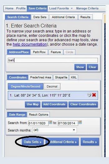 Catatan Inspirasi Geodet Muda: Cara Download Citra Satelit Landsat