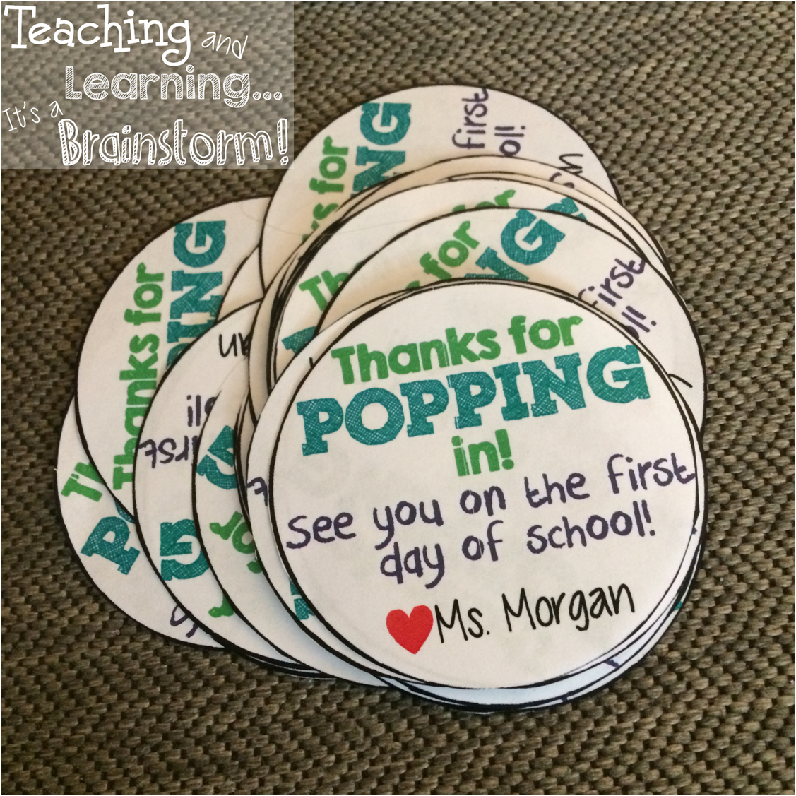 Classroom Brainstorm!: Popping in Freebie & Joining TPT...What?