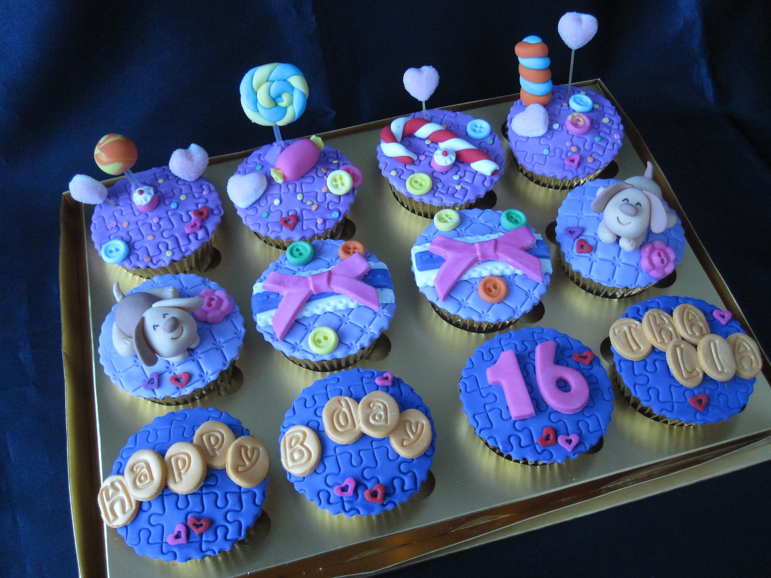 Le Sweets: Purplelish Candyland Cupcake Set