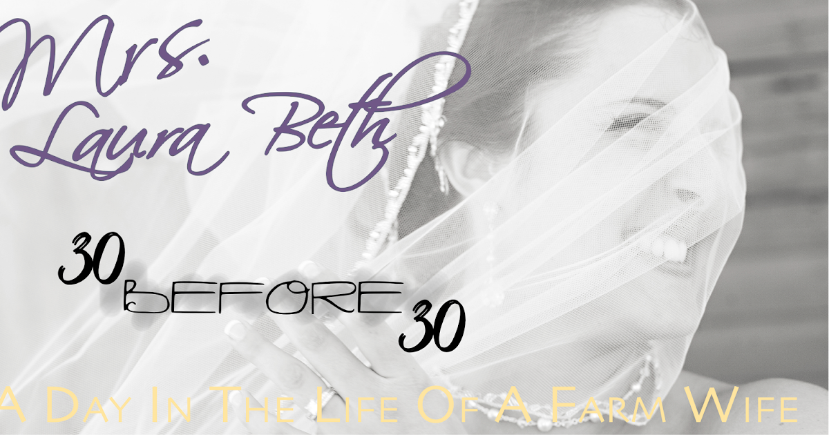 Mrs. Laura Beth: 30 Before 30 {Ideas}