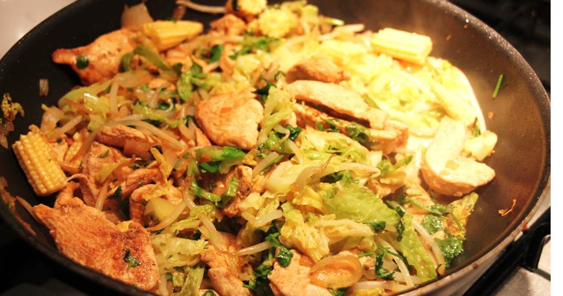 La recette chinoise : Wok poulet chou | Recettes Mères Filles