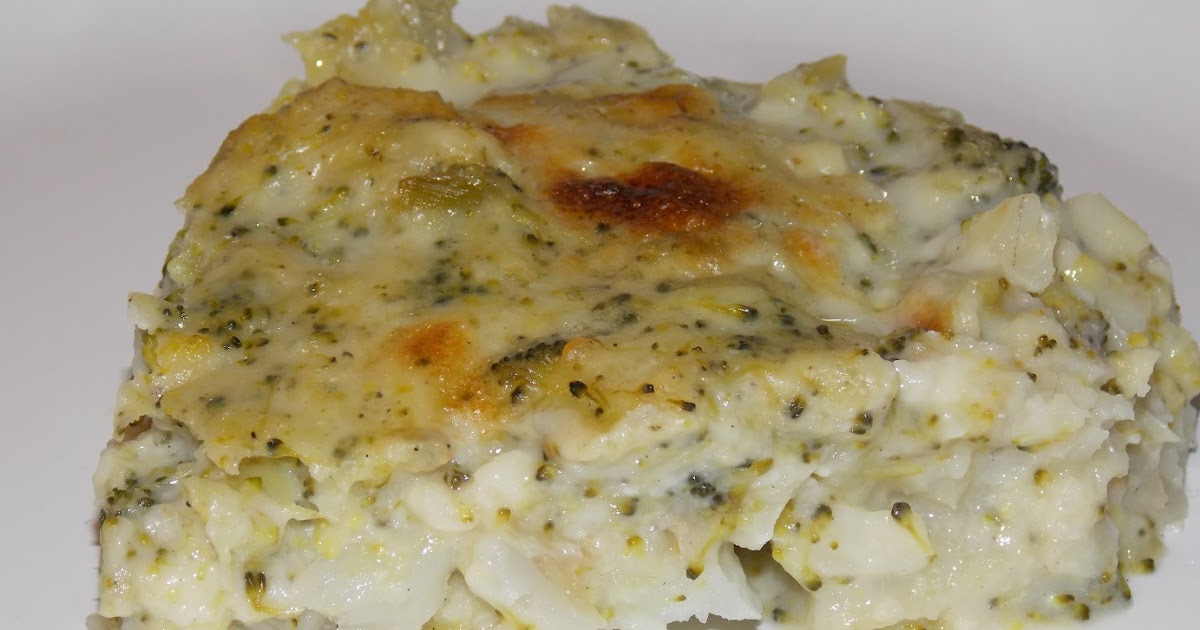 Absolut Delicios: FISH FILLET WITH BECHAMEL SAUCE AND BROCCOLI