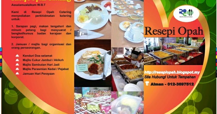 Menu Minum Petang Untuk Mesyuarat