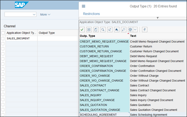 SAP ABAP Central: Creating Custom Output Type for Sales Scheduling ...
