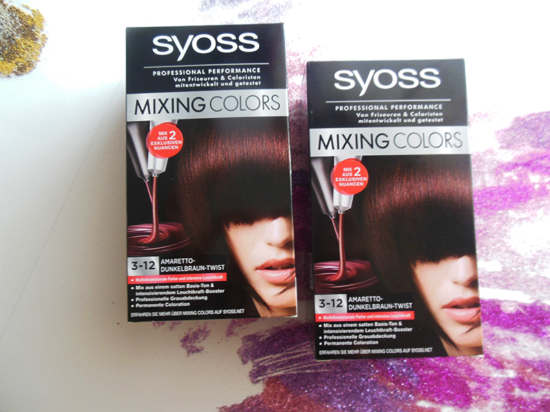 Carofee: Neue Haarfarbe: SYOSS - Amaretto-Dunkelbraun-Twist - Vorher ...