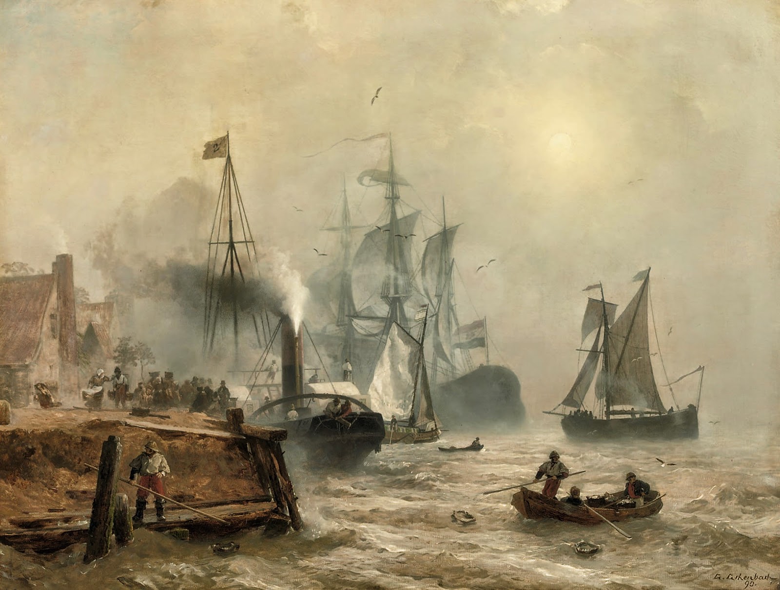 Andreas Achenbach | Romantic painter | Tutt'Art@ | Pittura * Scultura ...