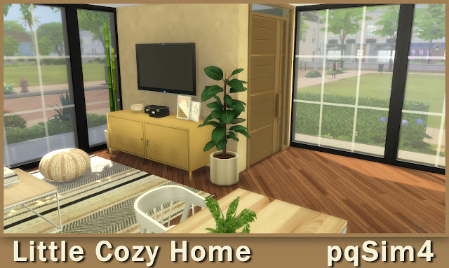 Little Cozy Home. Sims 4 Speed Build.