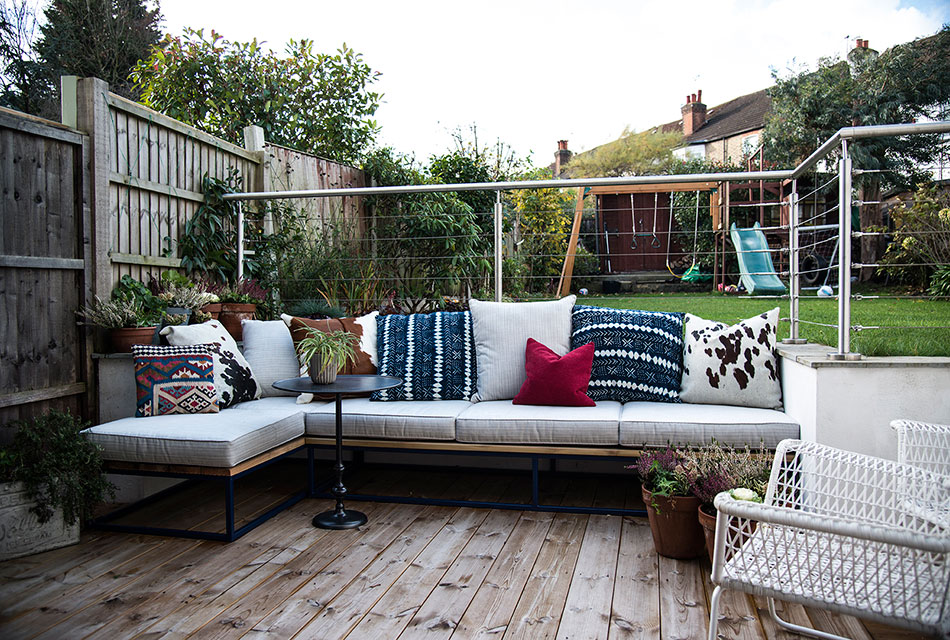 Our comfy outdoor seating area: the big reveal! | Design Seeker
