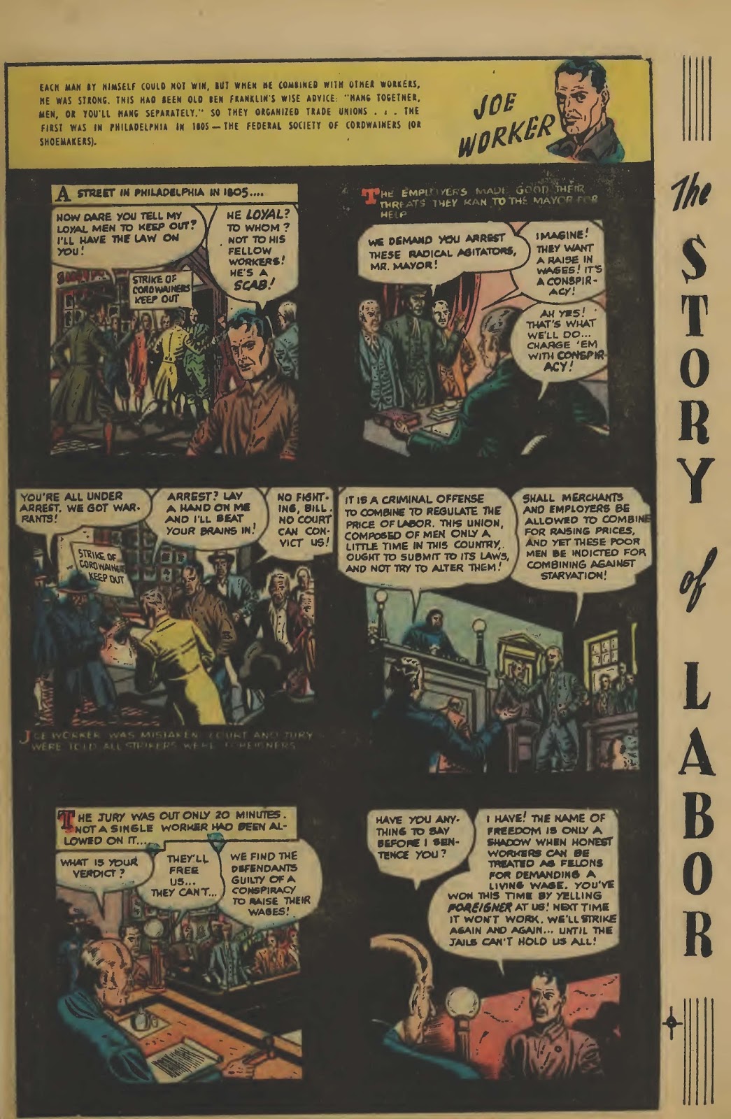 Kleefeld on Comics: Joe Worker and The Story of Labor