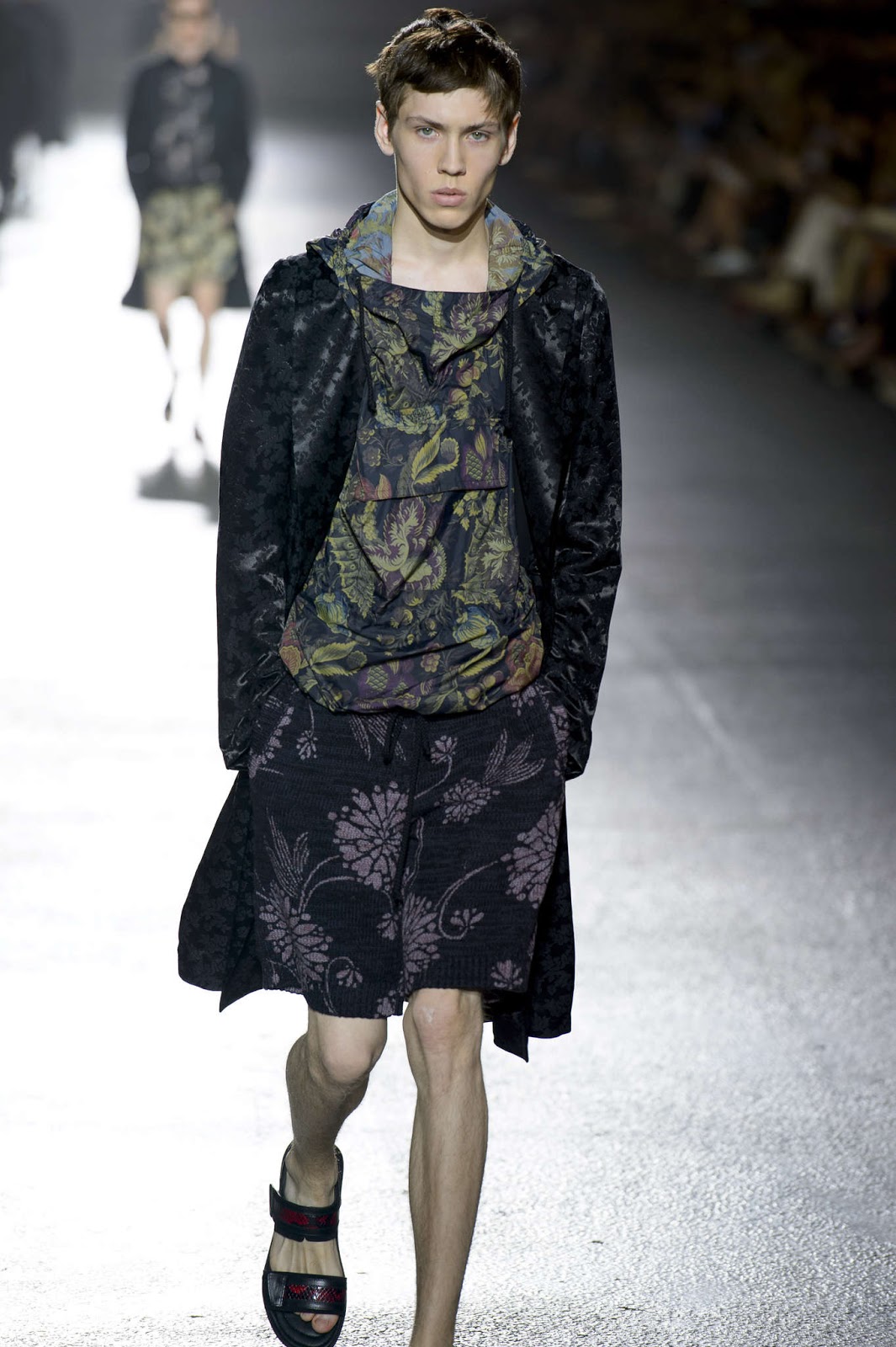 Male Model Otaku: Sebastian Ahman: Spring/Summer 2014 Runway 【Paris~NY】
