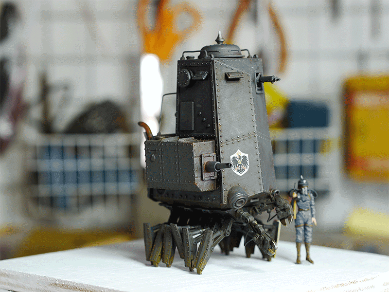 "Panzer II Krabbe Soldat" version Resin Kit from Machination Studio