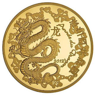 France 50 euro dragon coin 2012 | Lunaticg Coin
