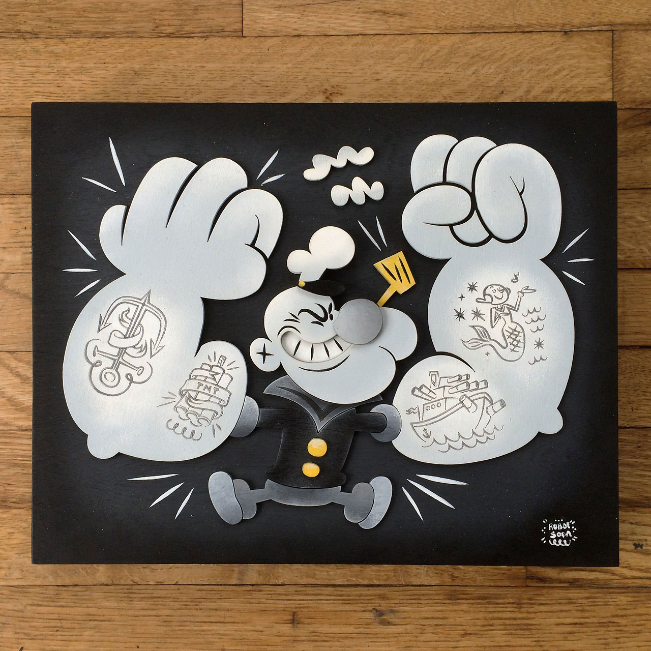 Exposição celebra os 85 anos do Popeye com homenagens de diversos ...