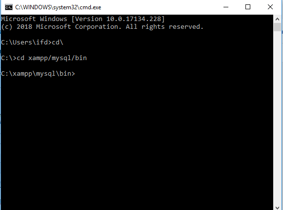 Cara Mudah Masuk Database MySQL dengan CMD - ifdsyaifuddin Cara Mudah Masuk Database MySQL dengan CMD - ifdsyaifuddin