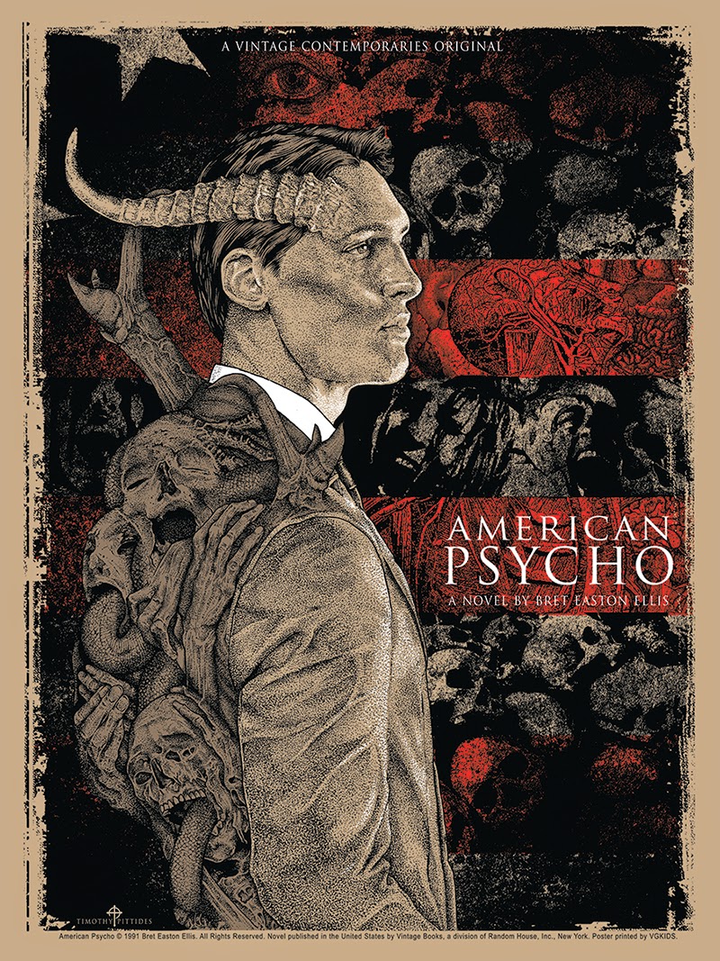 INSIDE THE ROCK POSTER FRAME BLOG: Timothy Pittides American Psycho ...