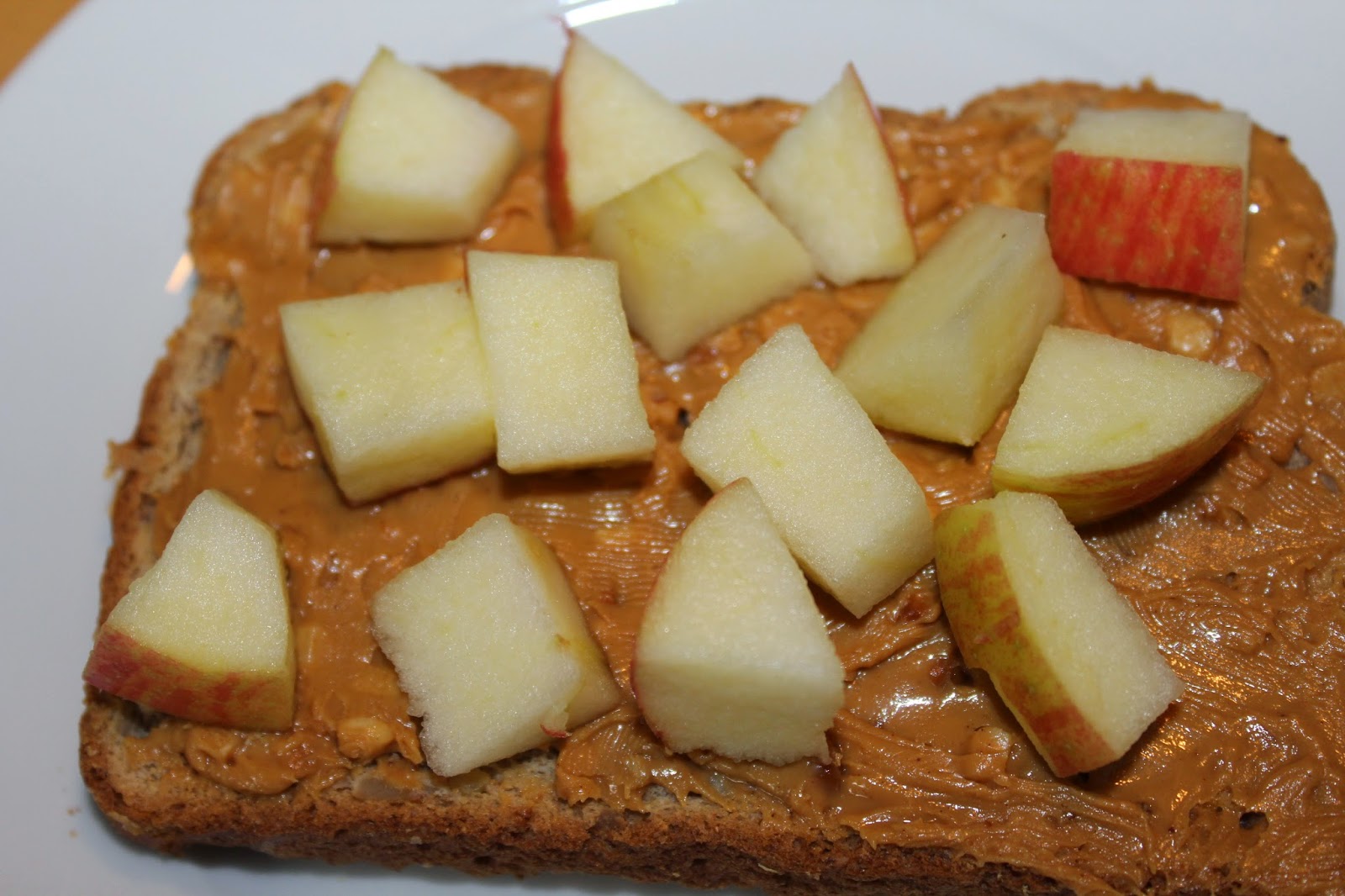 A Sprinkle of Kate: Fall Peanut Butter Apple Toast