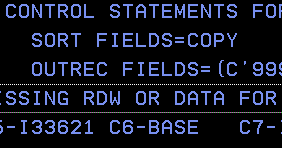 Sort vol.2.3: OUTREC. Ficheros VB - Consultorio Cobol