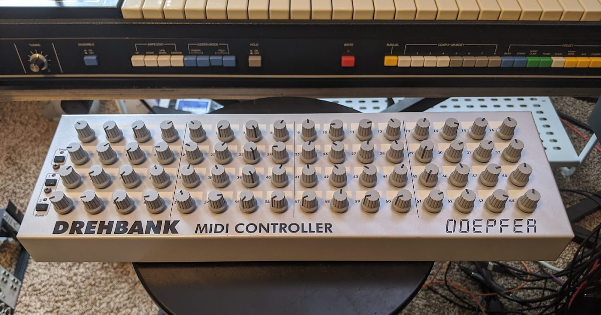 MATRIXSYNTH: Doepfer Drehbank 64 knob MIDI controller (w/ CV-to-MIDI ...