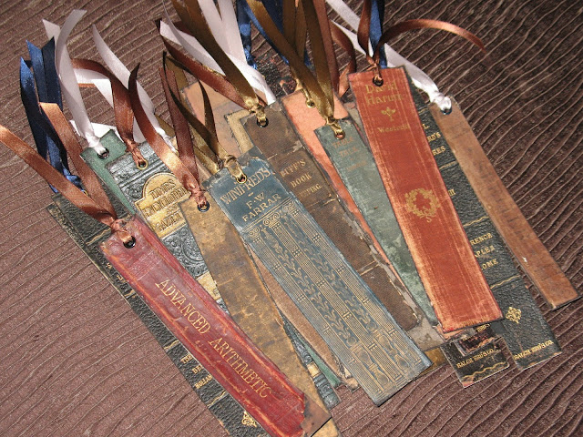 Artsy Fartsy: Bookmarks Made From Vintage Books