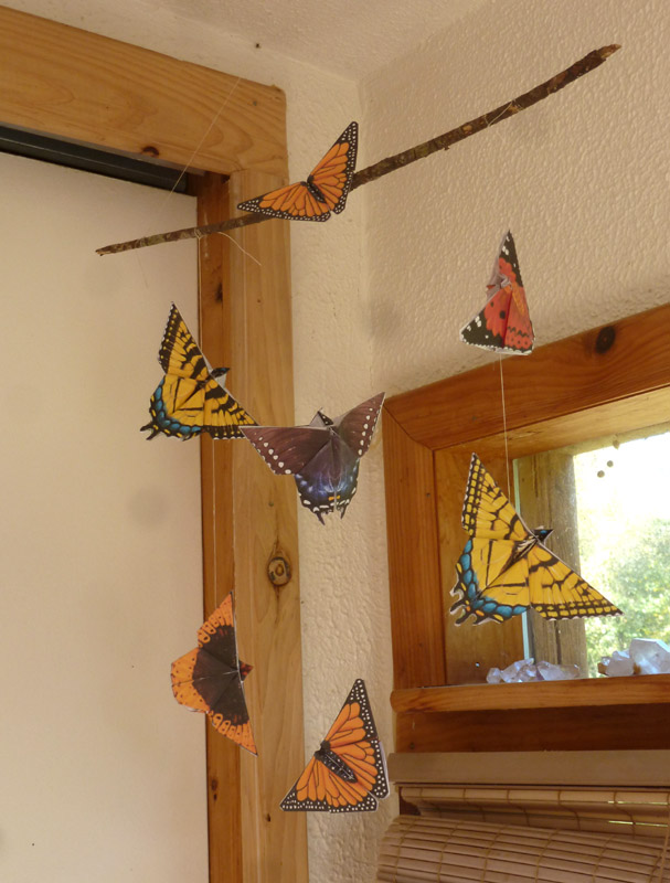 The Enchanted Tree: Origami Butterfly Mobile