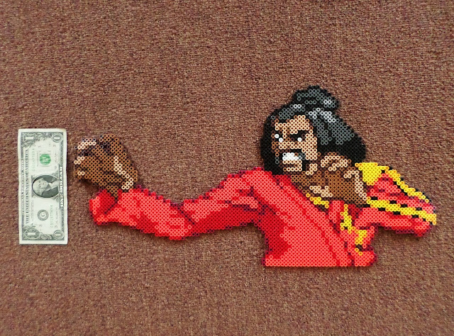 Long Black Fingers : Shonuff And Transformers Soundwave Perler Beads