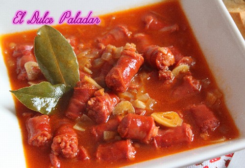 Chistorra al vino oloroso - El dulce paladar