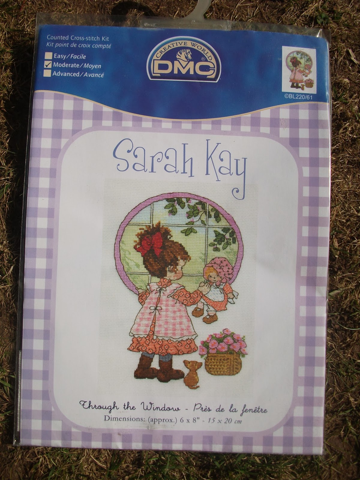 Bonheurs d'enfance: Kit point de croix DMC - Sarah Kay