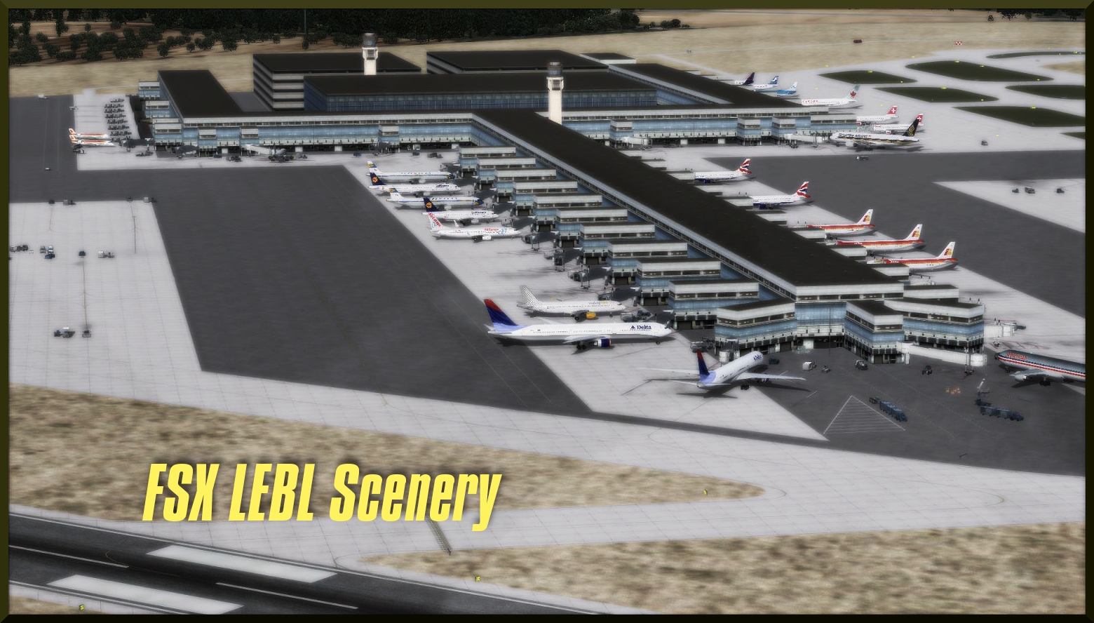 FSX LEBL Free Scenery