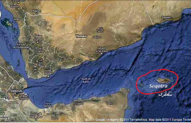 Map of Socotra
