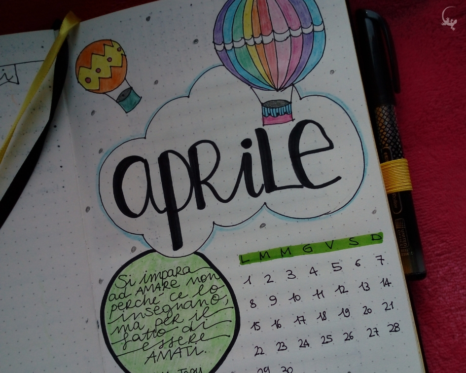 Bullet journal • Plan with me aprile 2019 | Cartolelya