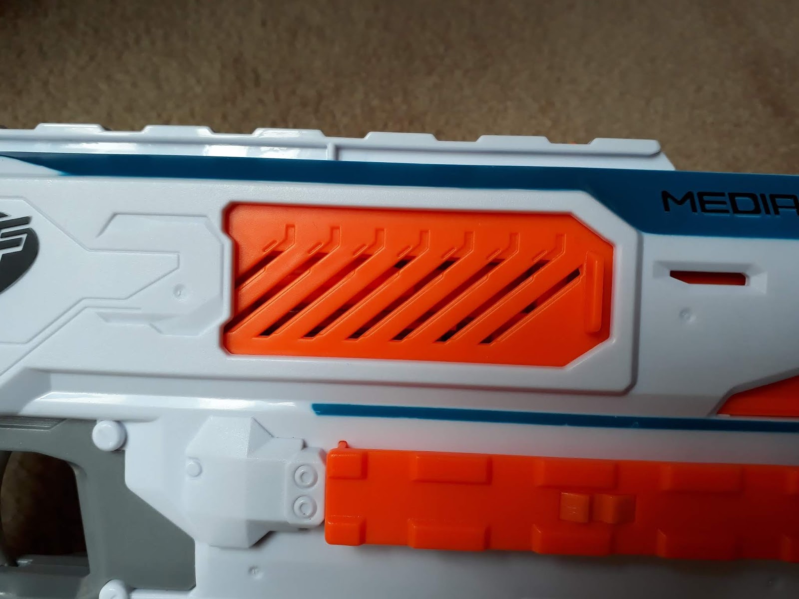Outback Nerf: Review: Nerf Modulus Mediator (Aus grey trigger)