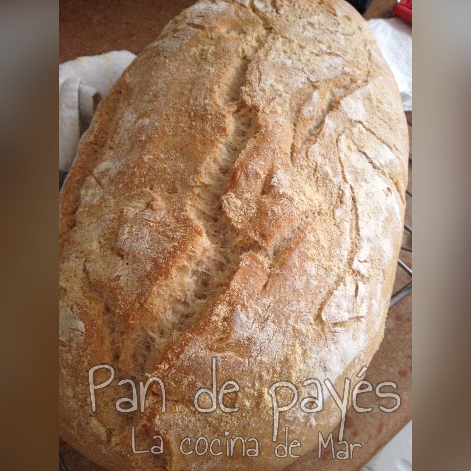 La cocina de Mar: PAN DE PAYÉS