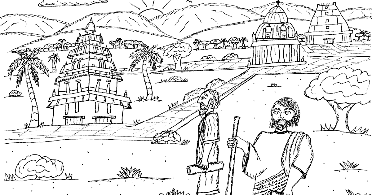 Robin's Great Coloring Pages: Apostle Thomas and Apostle Bartholomew