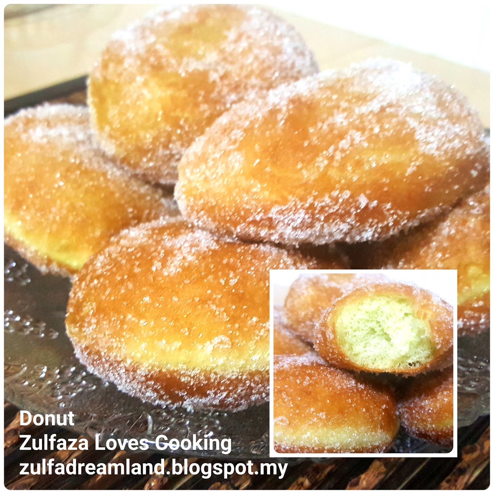 ZULFAZA LOVES COOKING: RESEPI ROTI & DONUT LEMBUT
