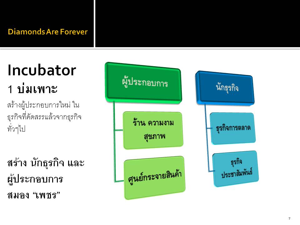 Diamond-Model: โมเดลธุรกิจสมัยใหม่: ศูนย์การจัดการ และ บ่มเพาะธุรกิจ ...