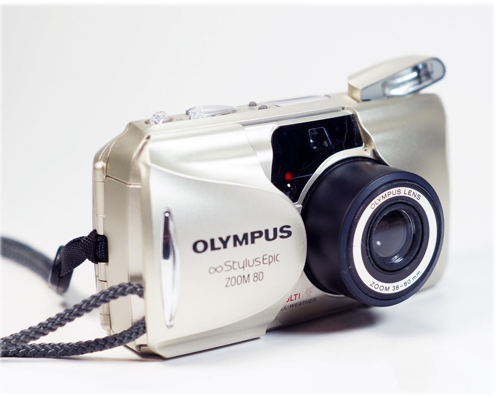 Olympus Stylus Epic Zoom 80 QD All Weather 35mm Point & Shoot Film Camera
