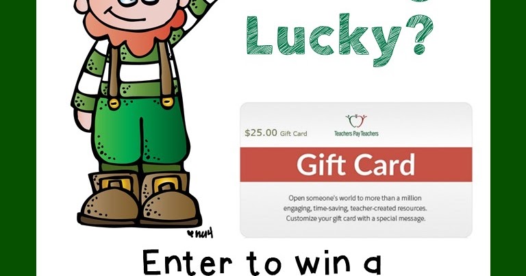 Paula's Primary Classroom: Feeling Lucky March Giveaway
